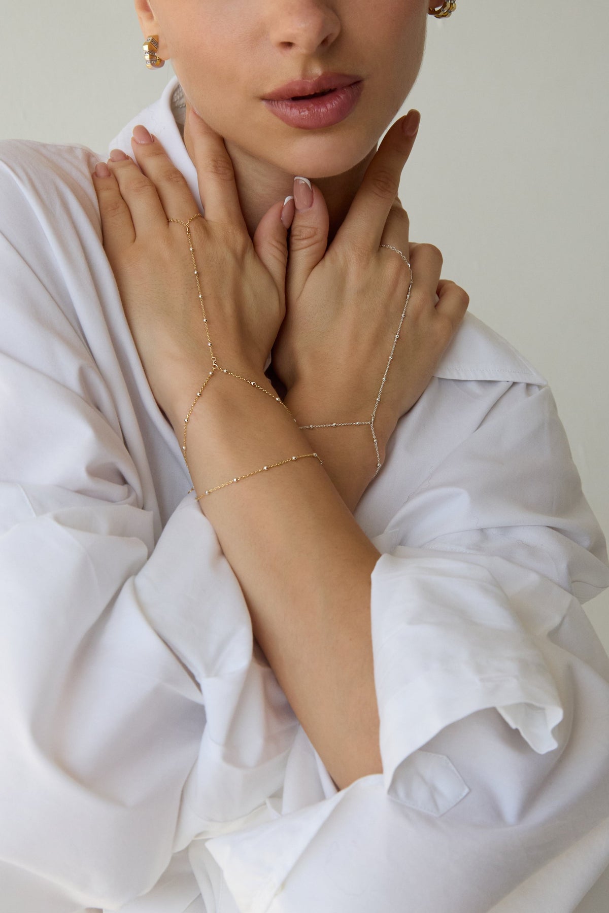 Gold Hand Chains - NAiiA